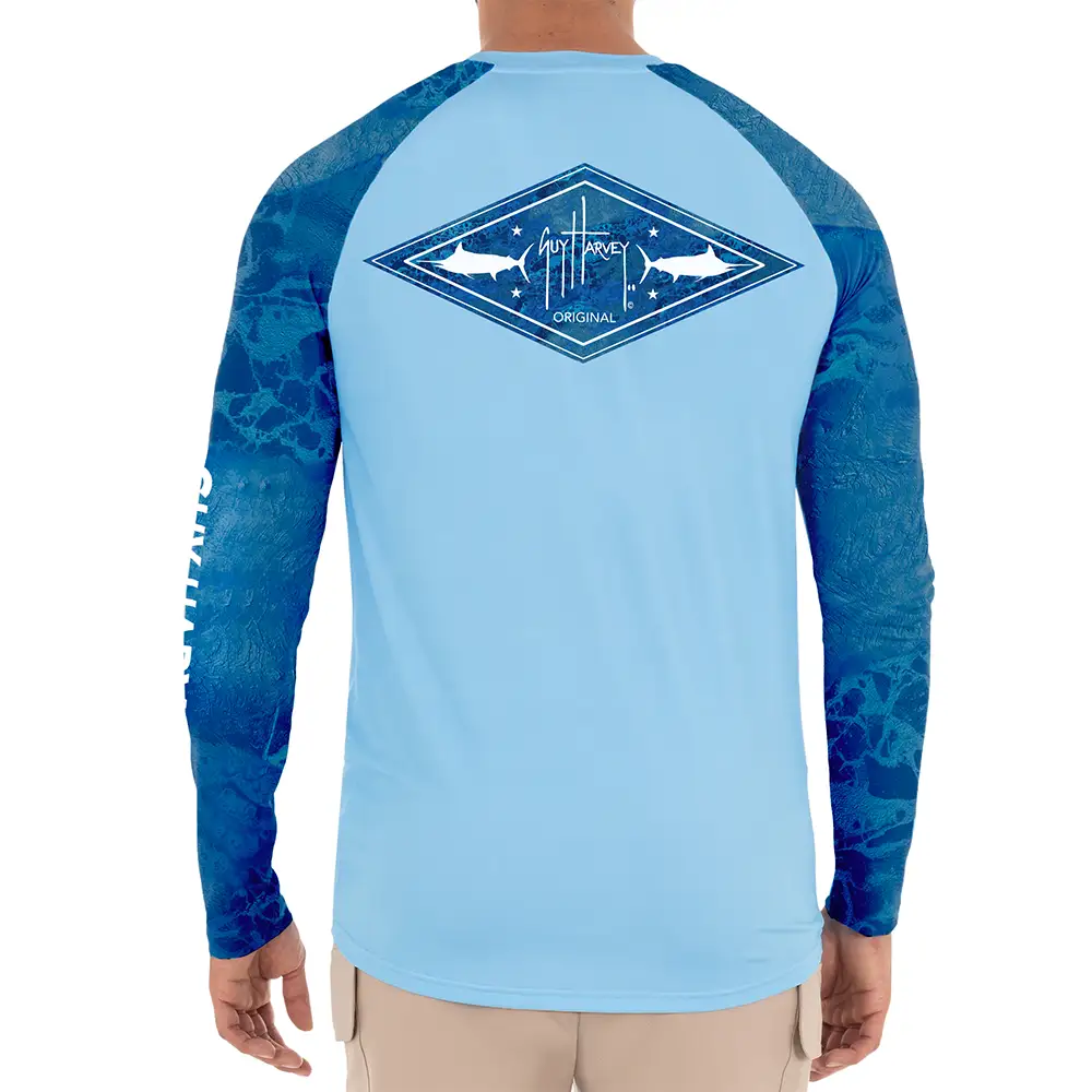 Playera para Caballero RT Diamonds Marlins - Guy Harvey