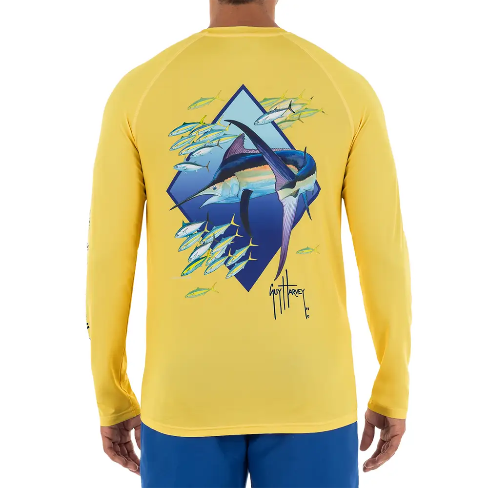 Playera de pesca para Caballero Diamond Edge – Guy Harvey