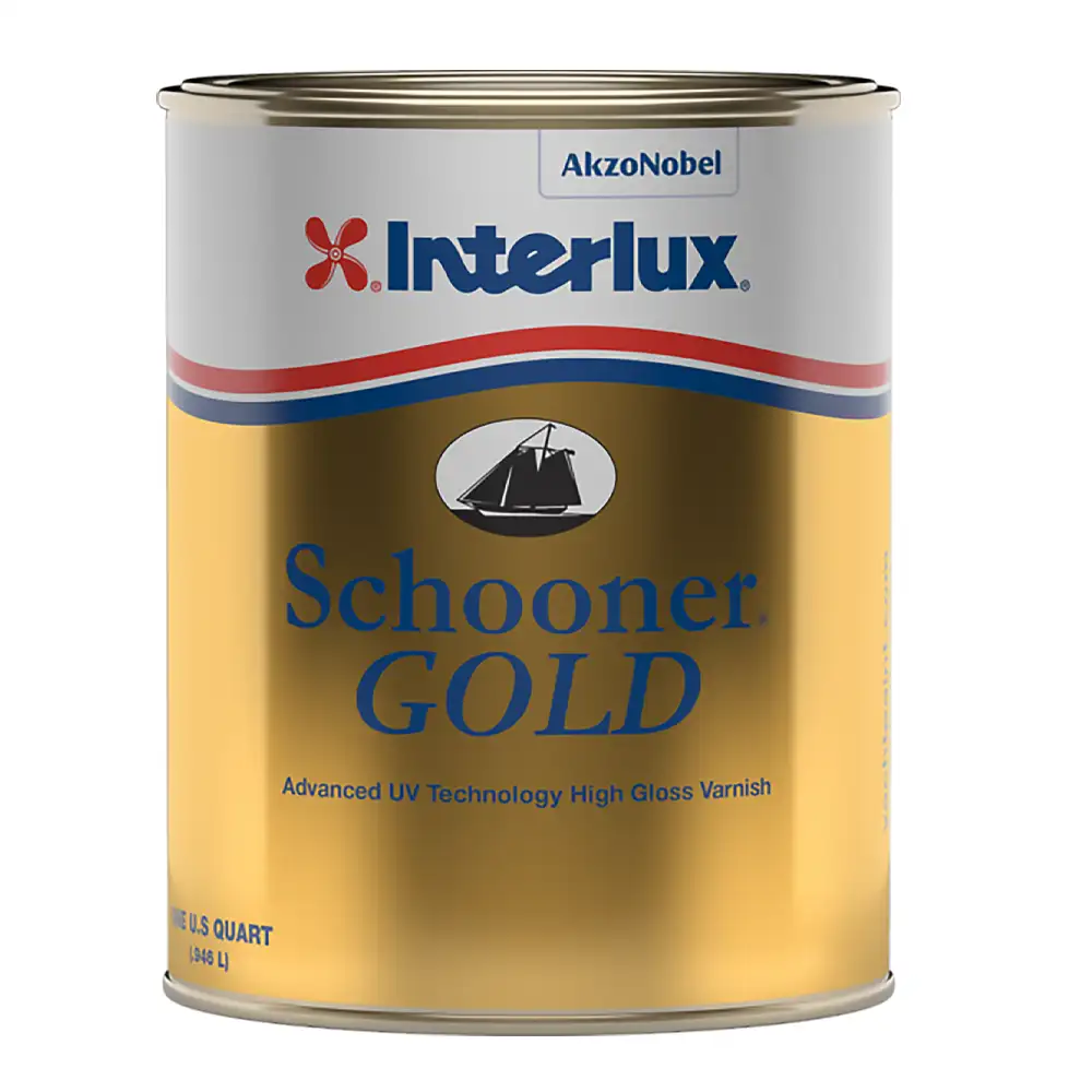 YVA500 BARNIZ SCHOONER GOLD – 946 ML - INTERLUX - Zaragoza Marine