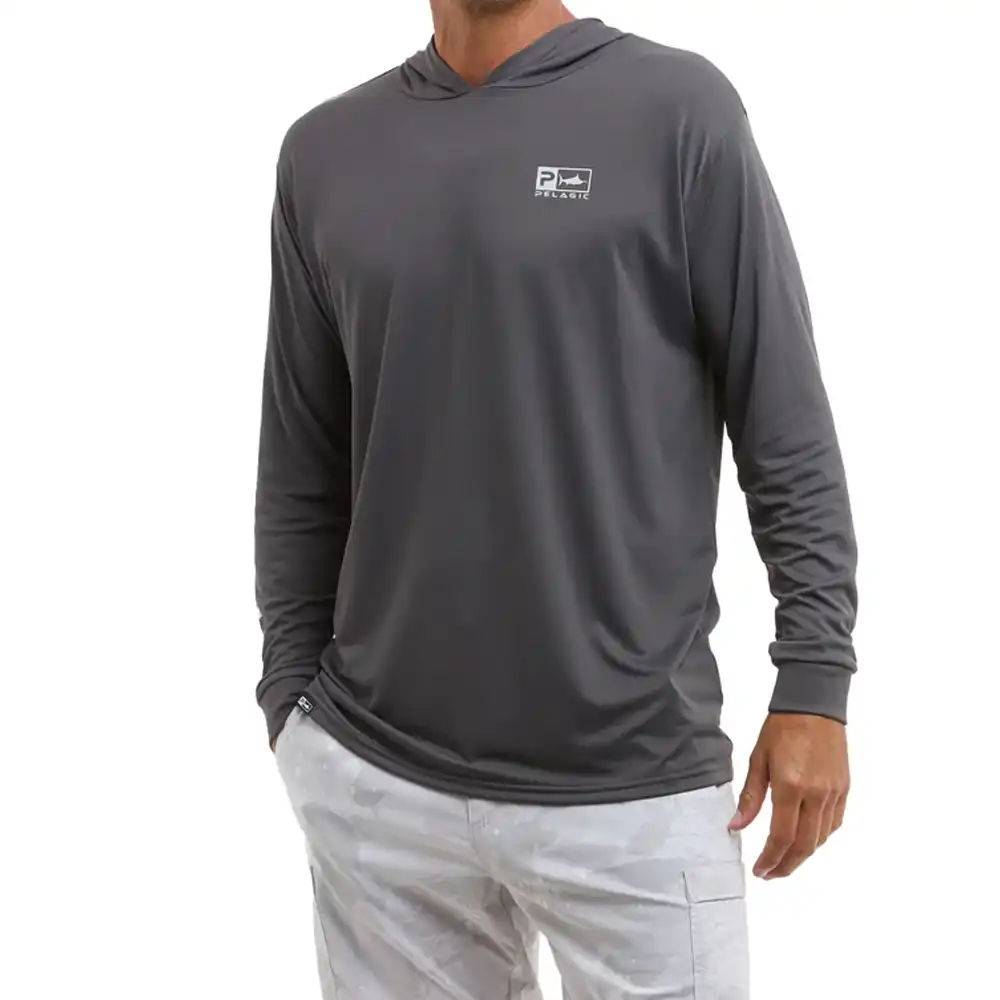 1015251006-GRA PLAYERA CON CAPUCHA AQUATEK RUSTED ICON DE MANGA LARGA ...